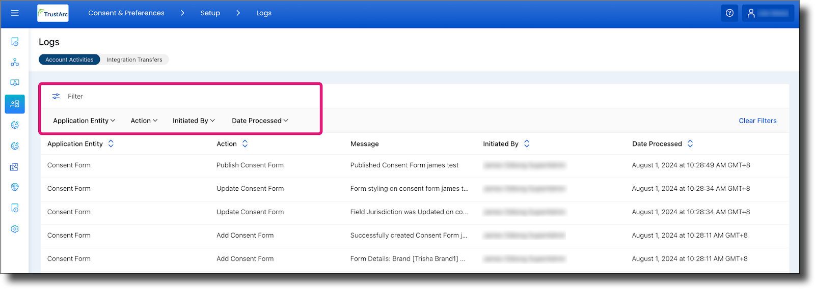 Consent & Preference Manager Release – August 8, 2024 – TrustArc Help ...