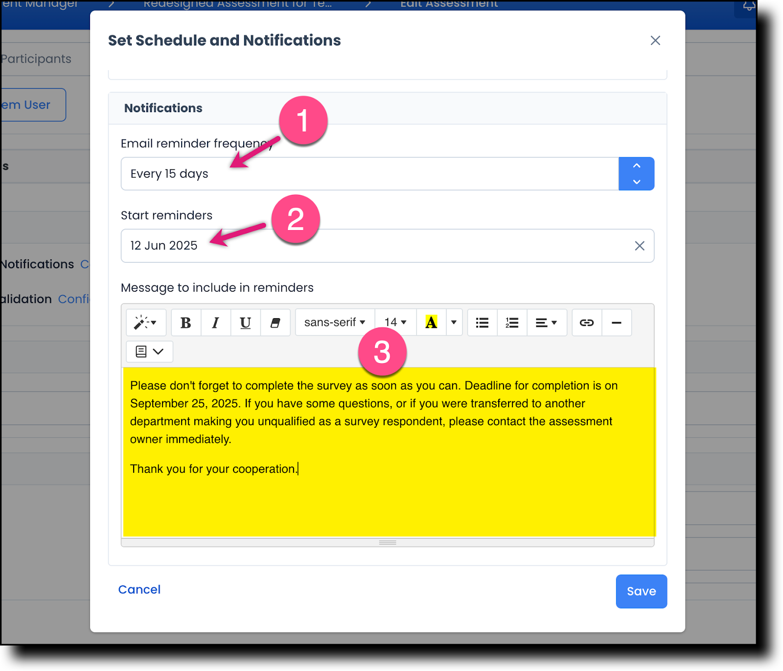 Creating an Assessment – TrustArc Help Center