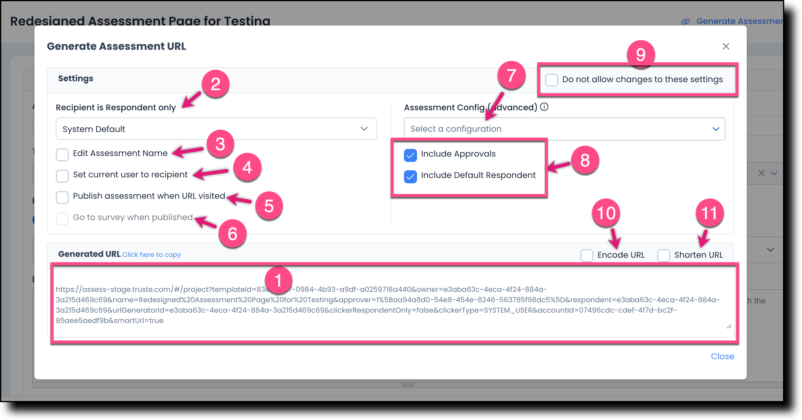 Creating a Smart URL to automatically generate an assessment – TrustArc ...