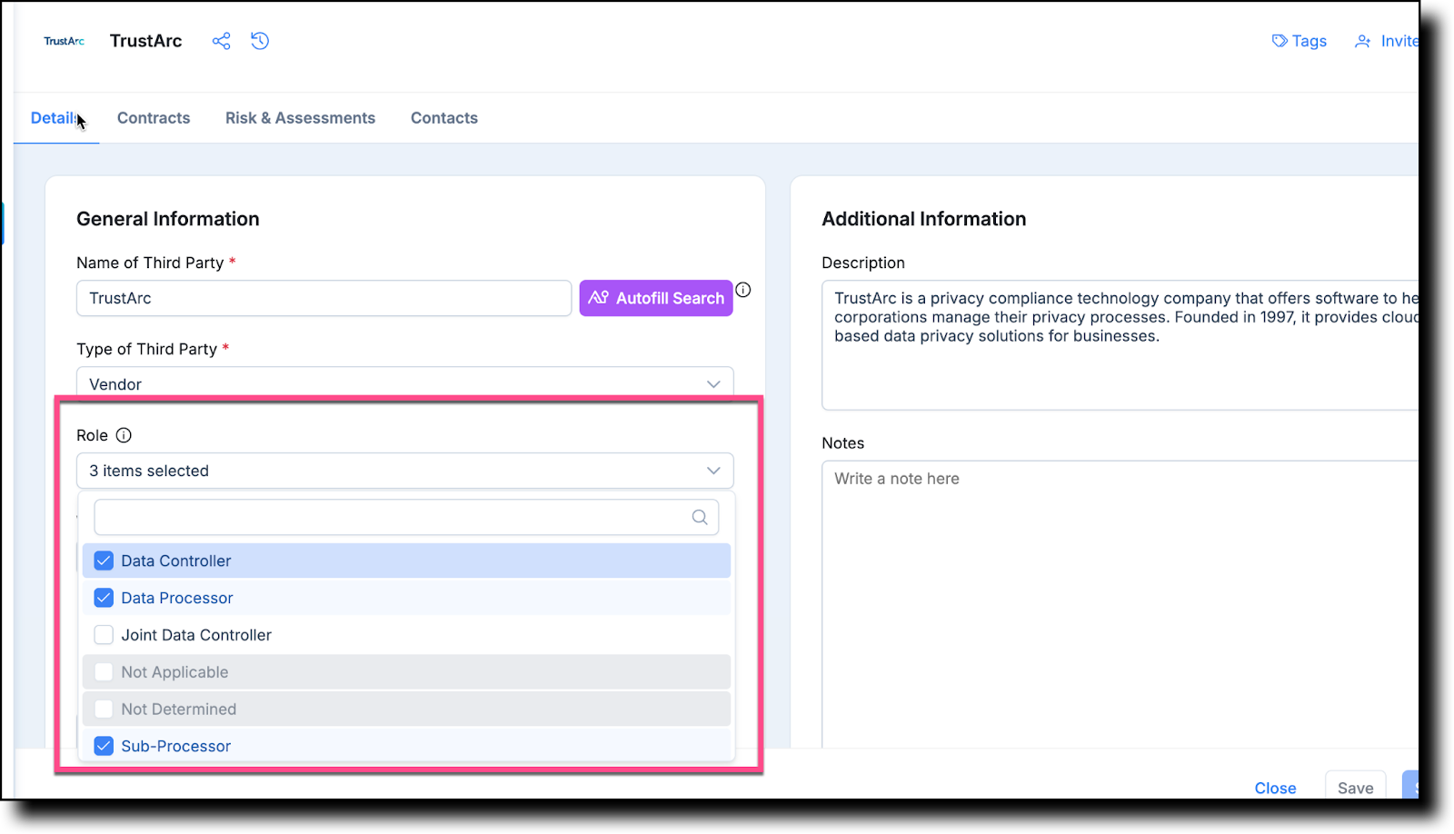 Governance Suite Release - August 6, 2025 – TrustArc Help Center