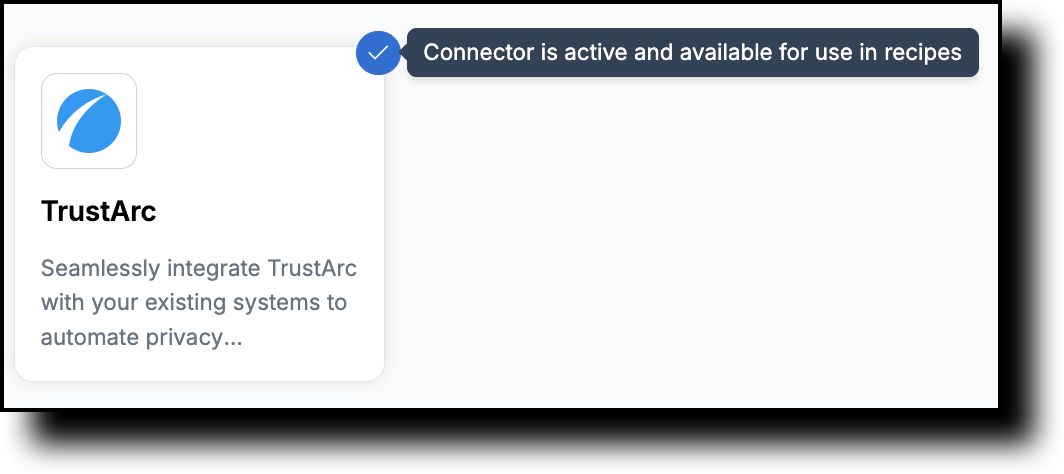 Exploring the Connectors Tab – TrustArc Help Center