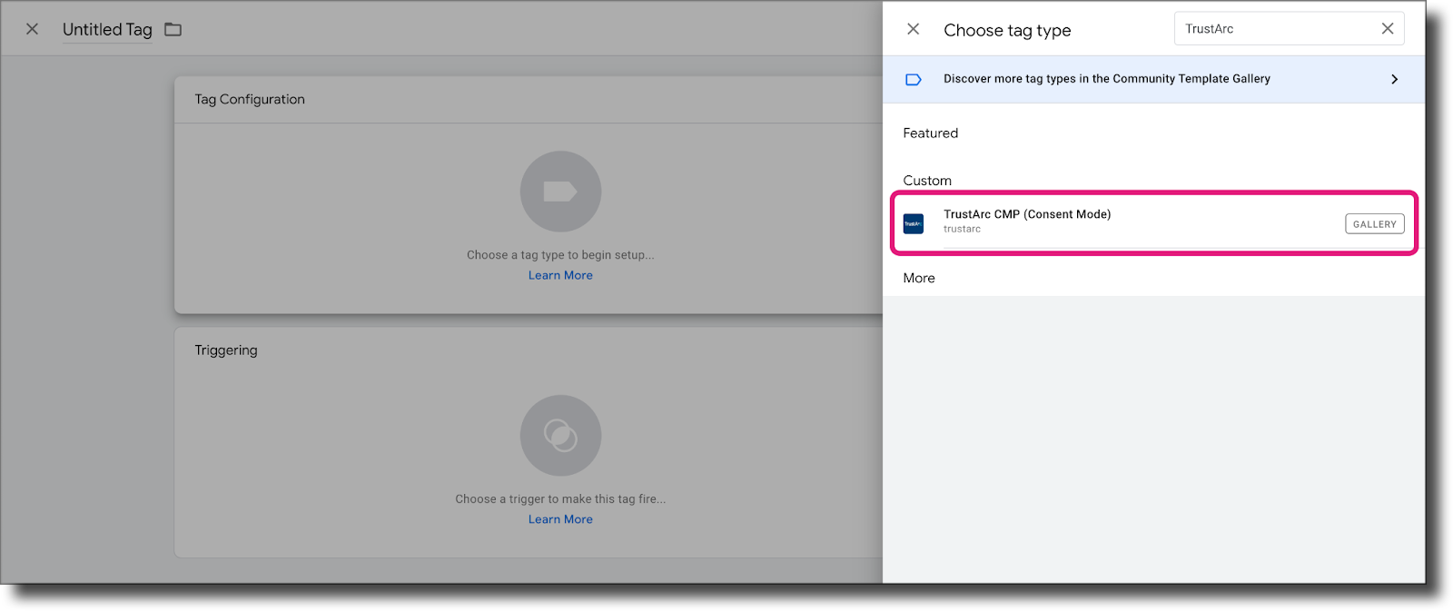 Integrating the Consent Mode v.2.0 Using Google Tag Template – TrustArc Help Center