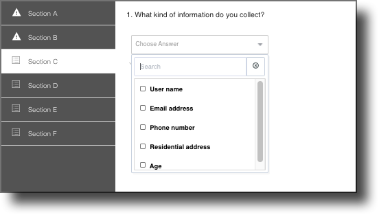 Adding Questions – TrustArc