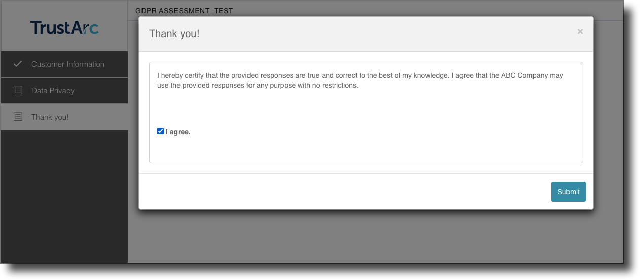 Adding an Early Exit – TrustArc Help Center