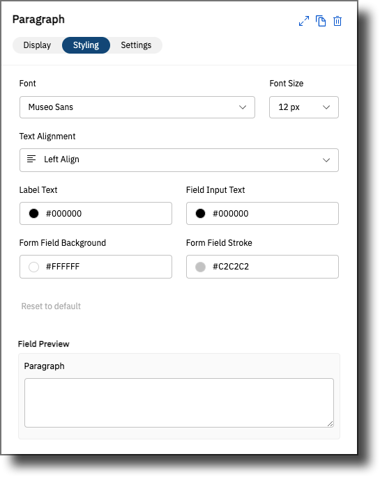 Consent Form Field Attributes – TrustArc