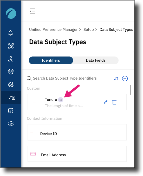 Creating Custom Data Subject Type Identifiers – TrustArc