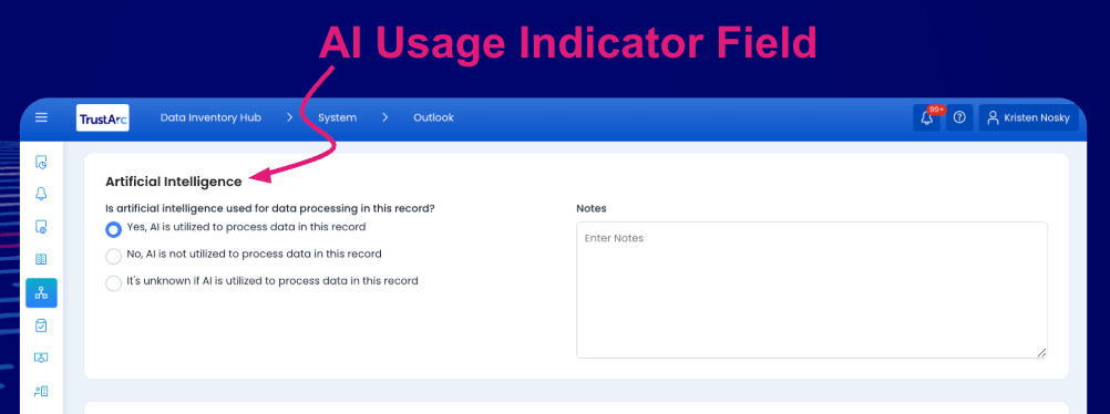 AI Inherent Risk – TrustArc Help Center