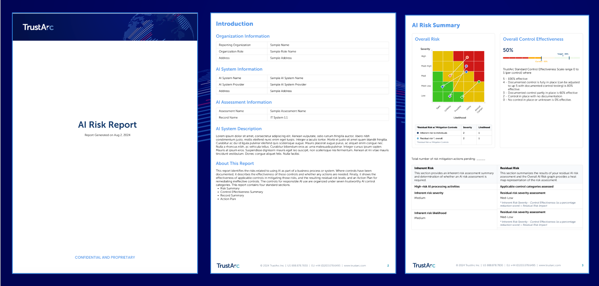 AI Residual Risk – TrustArc Help Center