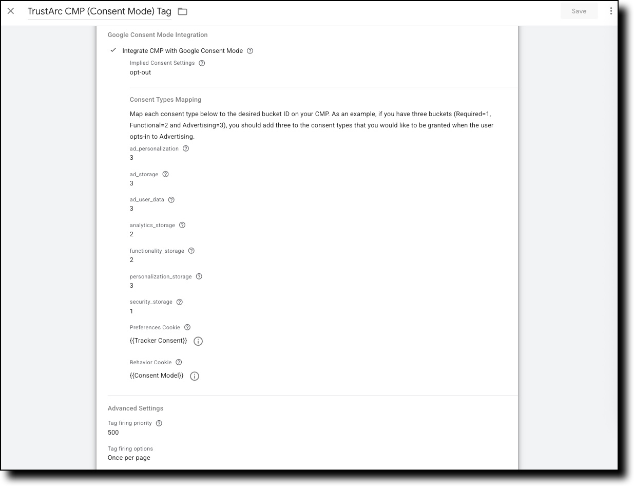 Integrating the Consent Mode v.2.0 Using Google Tag Template – TrustArc ...