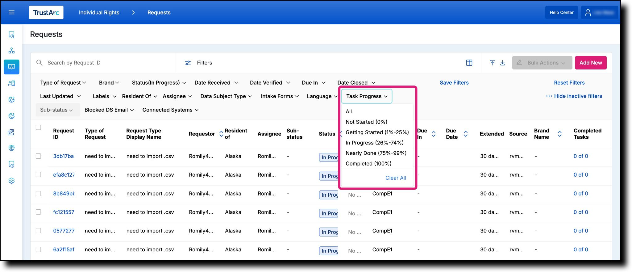 Privacy Studio Release - October 13, 2025 – TrustArc Help Center
