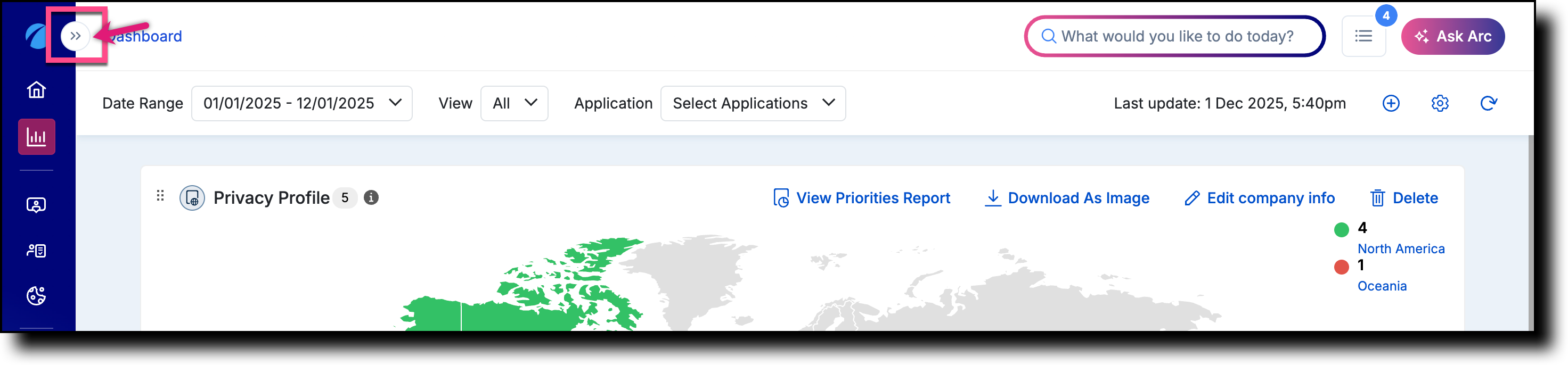 Switching from Classic to Arc Experience – TrustArc Help Center