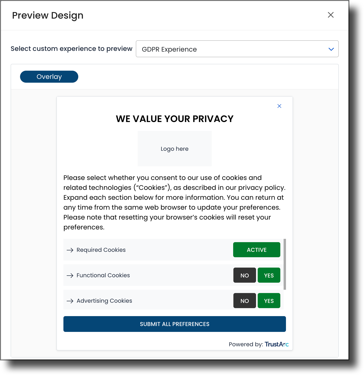 Recognizing GPC in CCM – TrustArc Help Center