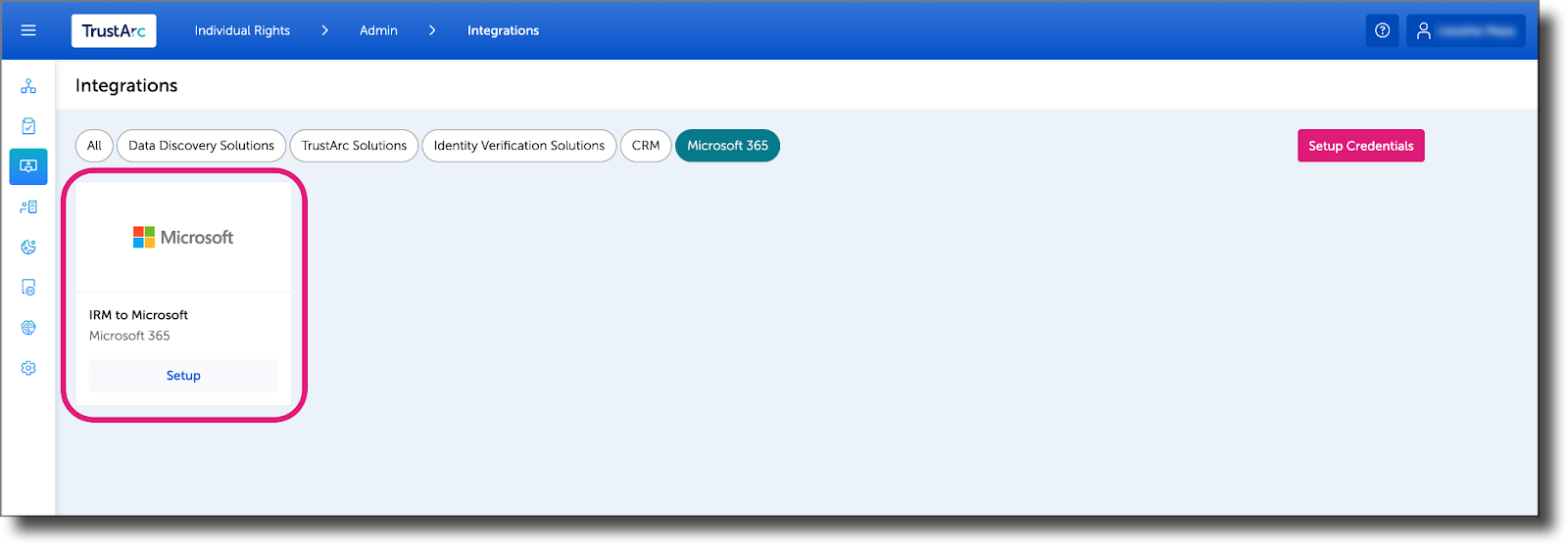 Microsoft M365 ইন্টিগ্রেশন – TrustArc সহায়তা কেন্দ্র