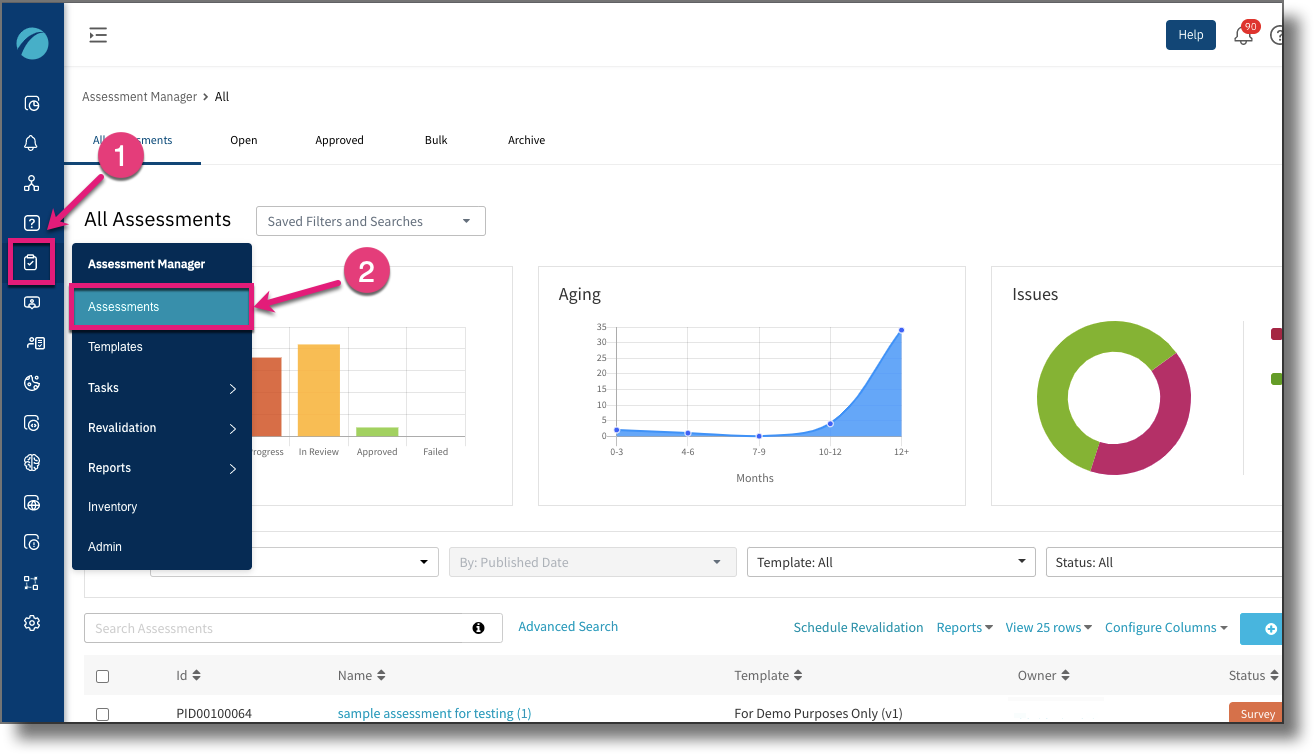 Creating a Custom Assessment Report – TrustArc